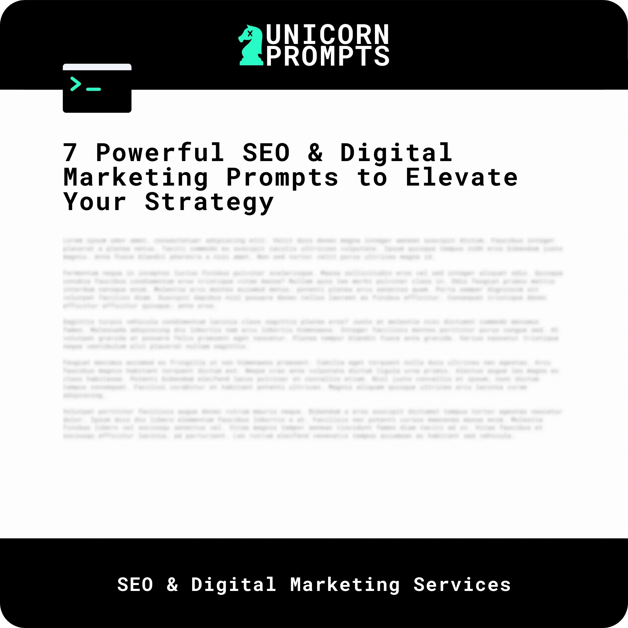7 Powerful SEO & Digital Marketing Prompts to Elevate Your Strategy ...