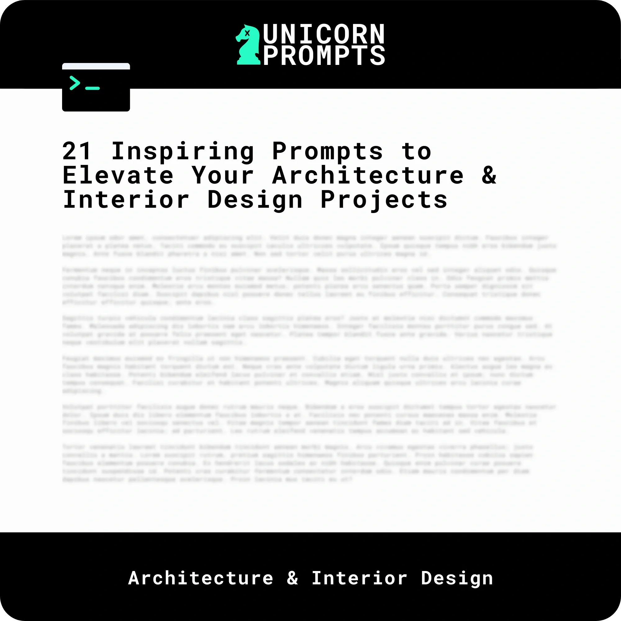 21 Inspiring Prompts to Elevate Your Architecture & Interior Design Pr ...
