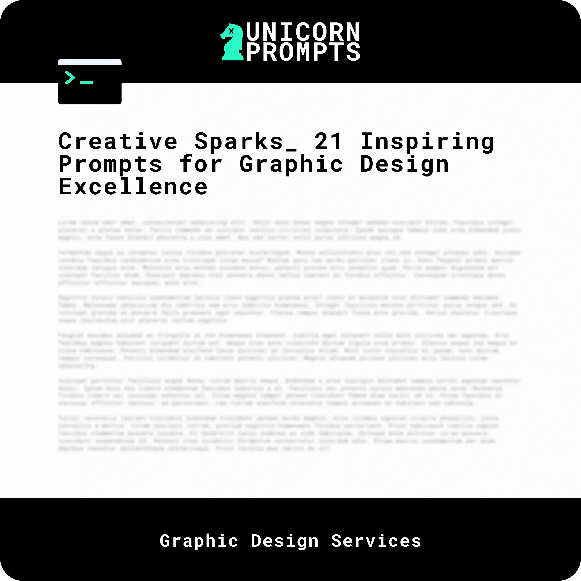 Creative Sparks_ 21 Inspiring Prompts for Graphic Design Excellence ...